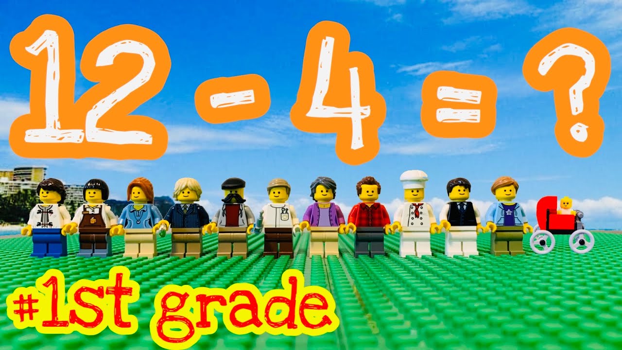 Educational Video - Subtraction, First Grade, Math LEGO Videos - YouTube