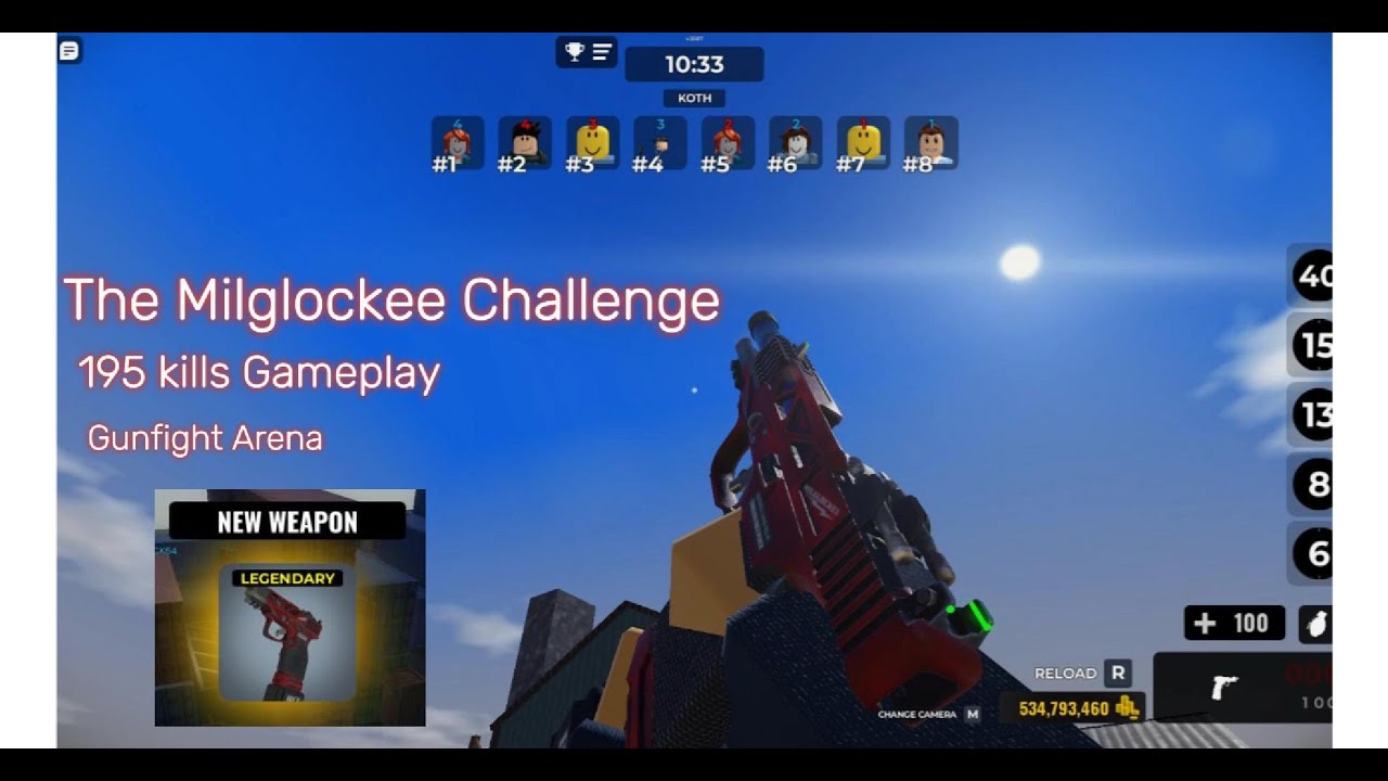 The "Milglockee" Challenge in Gunfight Arena (195 Kills w/o Gun Streaks ...