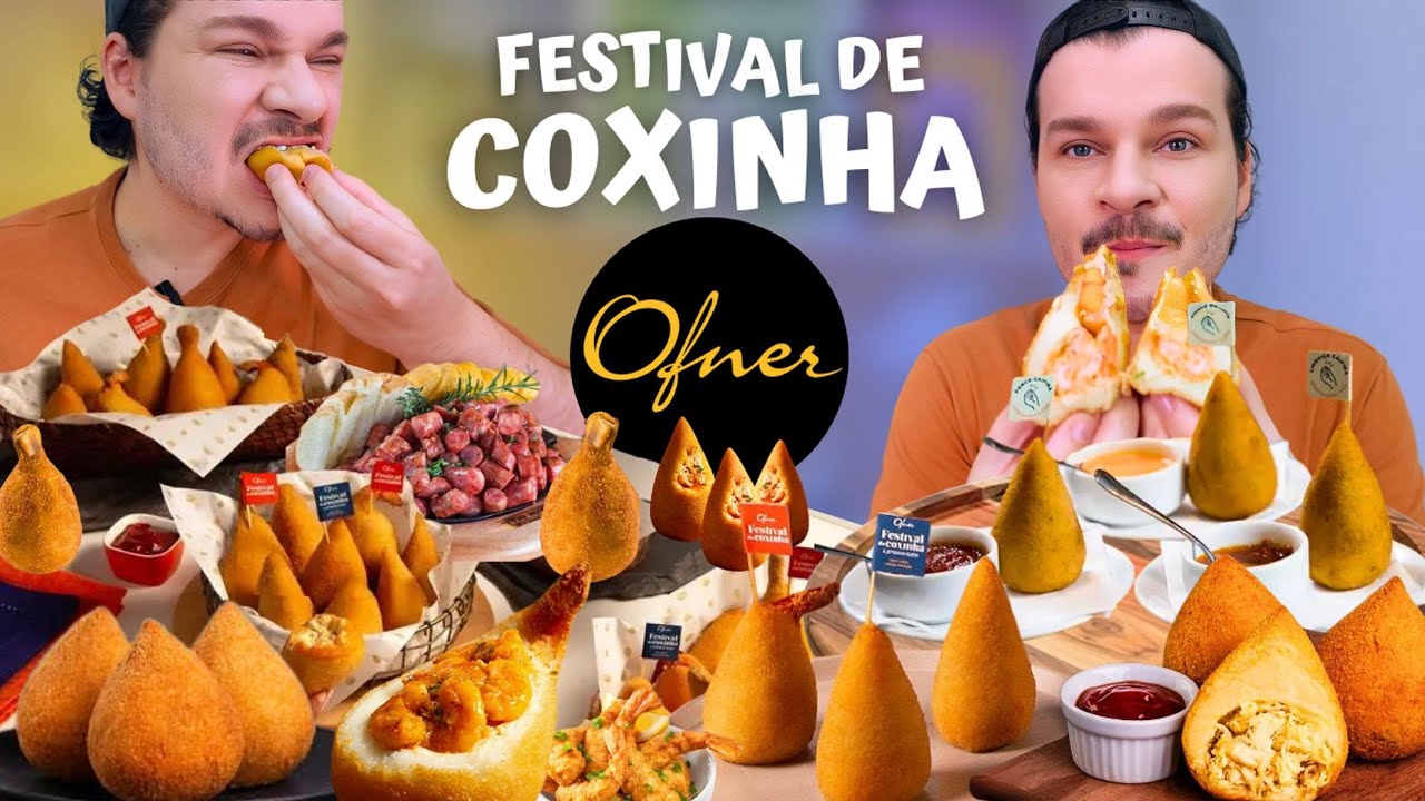 COXINHAS GOURMET DE CHEF FAMOSO / FESTIVAL DE COXINHAS - Vale a pena ...