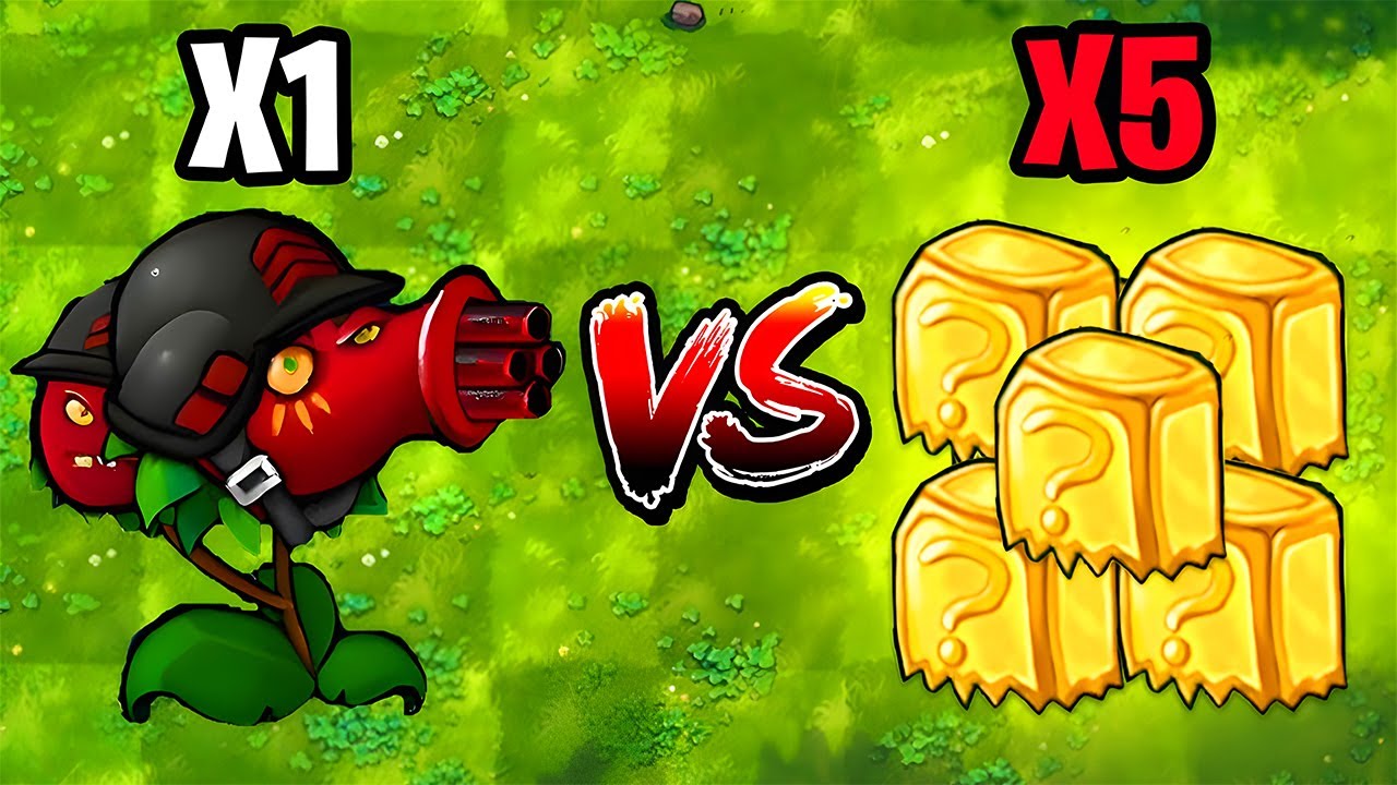 PVZ 1 Fusion Challenge | Ultimate Cherry Shooter Vs 5 Golden Zombie ...