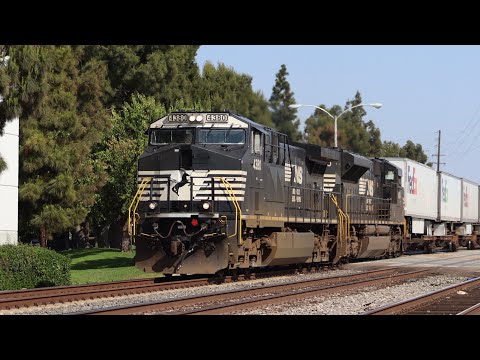 05/08/2021 Railfanning Fullerton/Santa Fe Springs Feat. NS 4380 w/ P5, H1 Duo, SCAX 926 w/ K3 ...