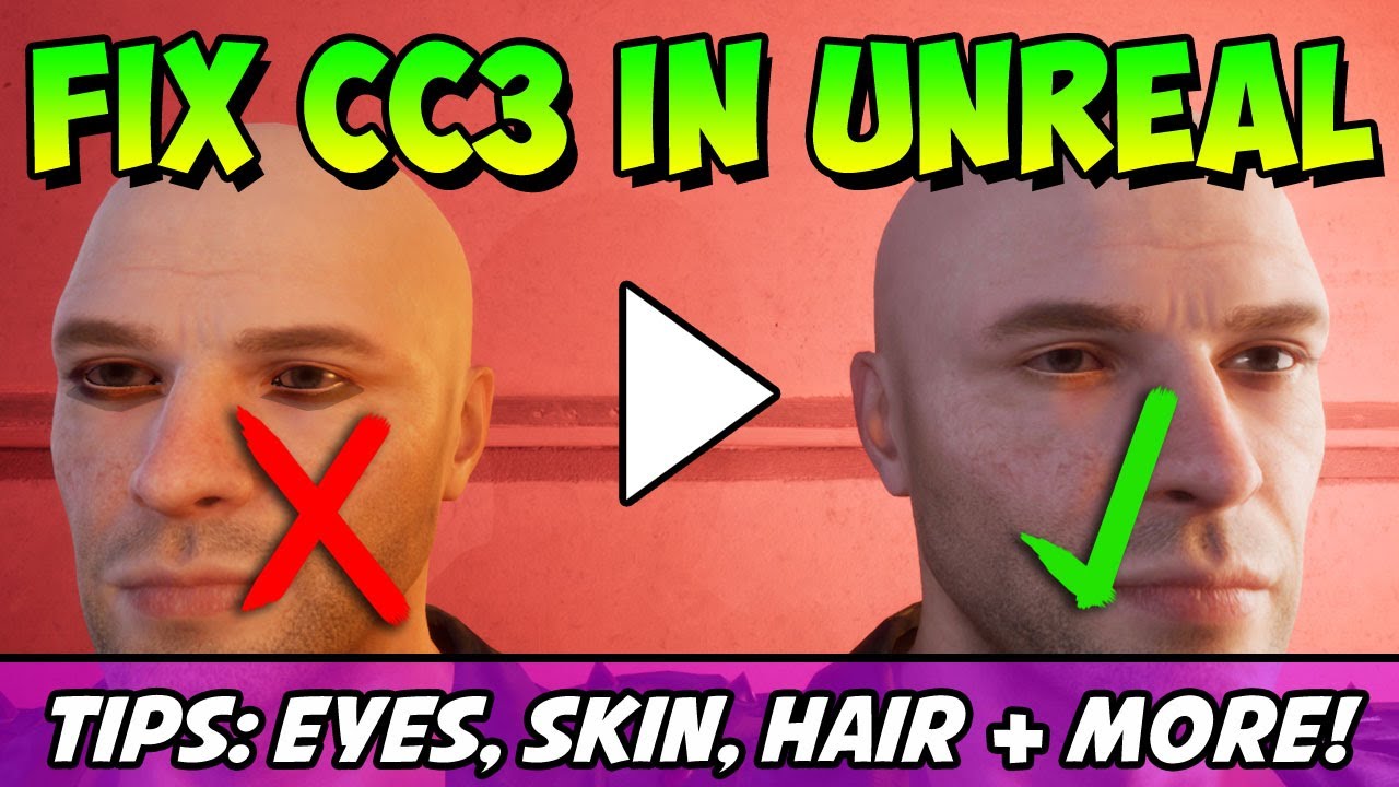 Quick Tip How To Fix Cc3 Iclone Character Eyes Skin And Hair In