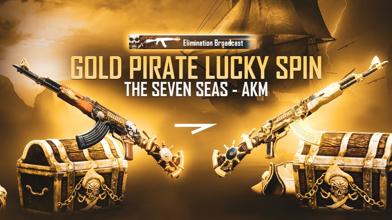Gold Pirate AKM Lucky Spin | Seven Seas AKM | ArduzAi - YouTube