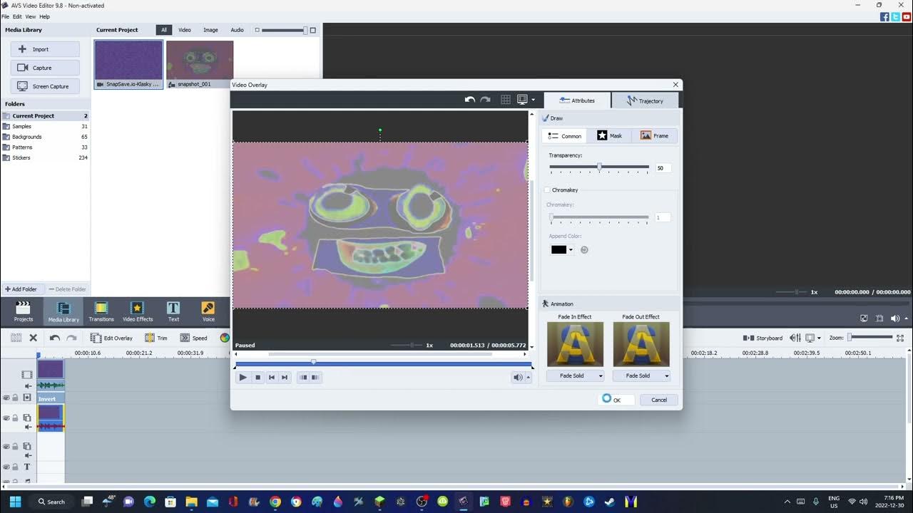 How to make X is a Total Wreck Visuals on AVS - YouTube