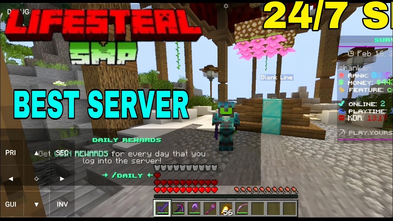 Best Free Public Smp Server For Minecraft 🔥 | Java + Pe | Always Online ...