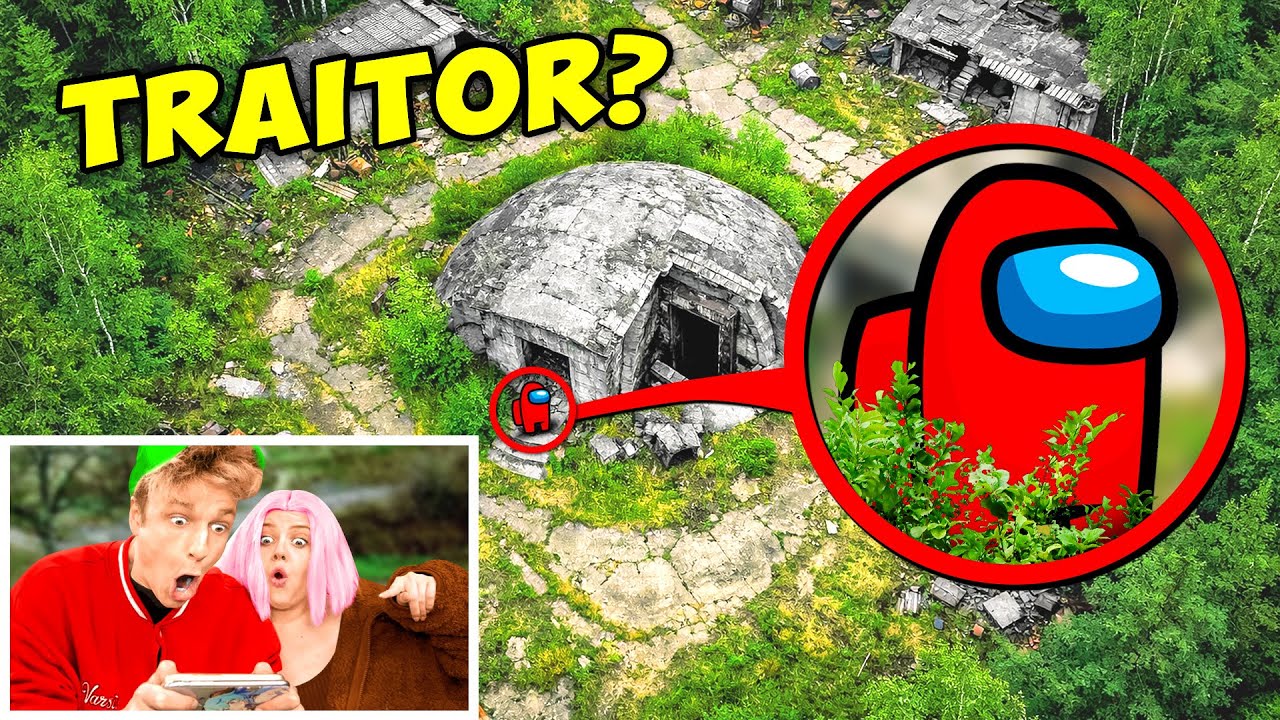 DRONE CATCHES IMPOSTOR FROM AMONG US IN REAL LIFE! - YouTube