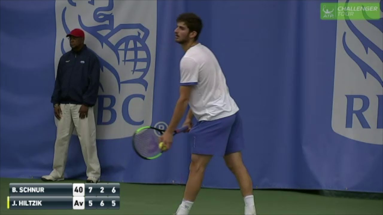 USTA Pro Circuit: Jared Hiltzik vs. Brayden Schnur R1 Dallas Highlights ...