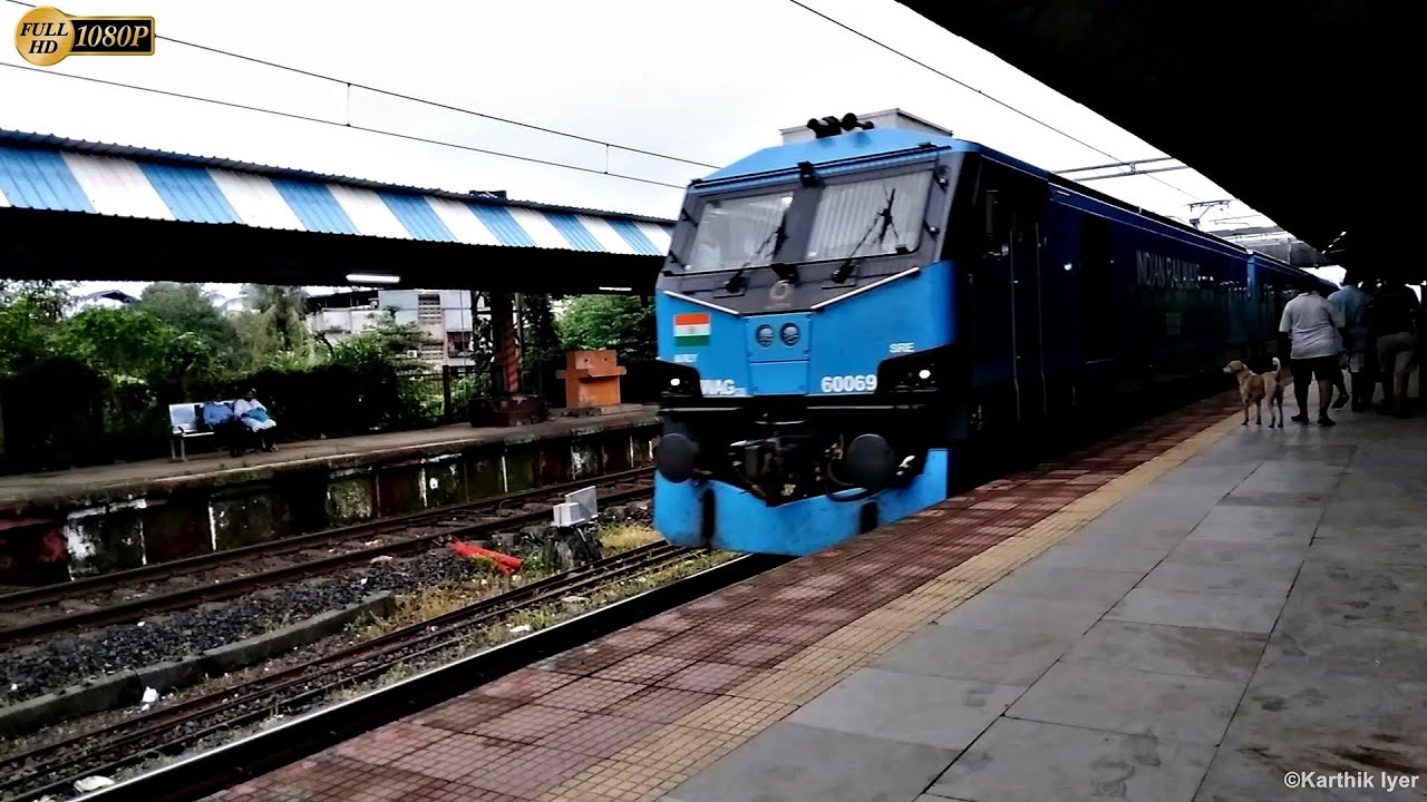 SRE WAG12B Skips Kopar with BCNA Wagons | #IndianRailways #Railfan # ...