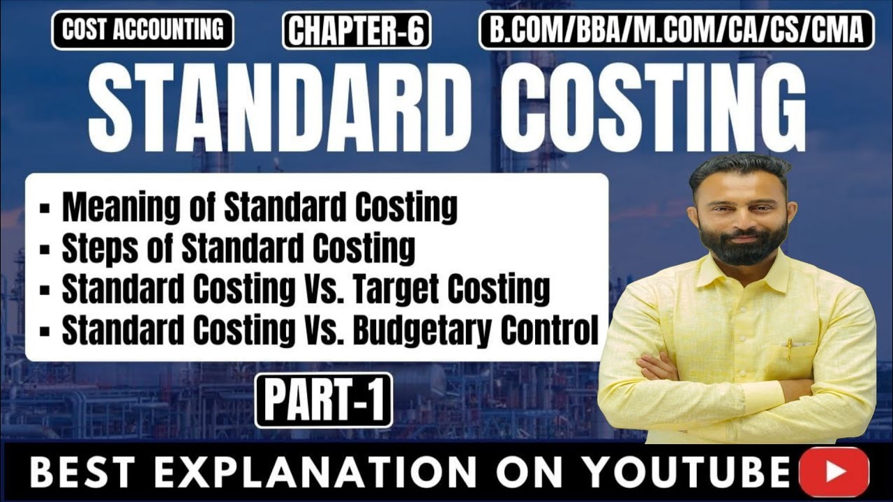 Standard Costing | Meaning | Steps |Scope | Objectives | Standard ...