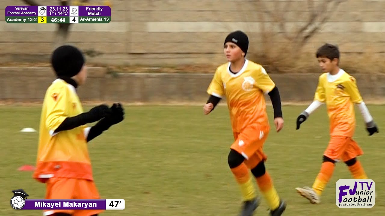 Academy 13-2 (3-6) Ararat-Armenia 13 (23.11.23) Friendly Match - YouTube