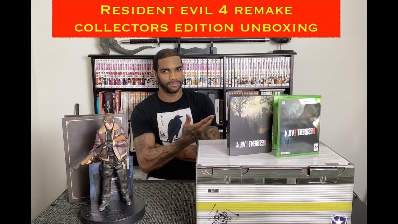 Resident evil 4 remake COLLECTORS EDITION UNBOXING‼️ - YouTube