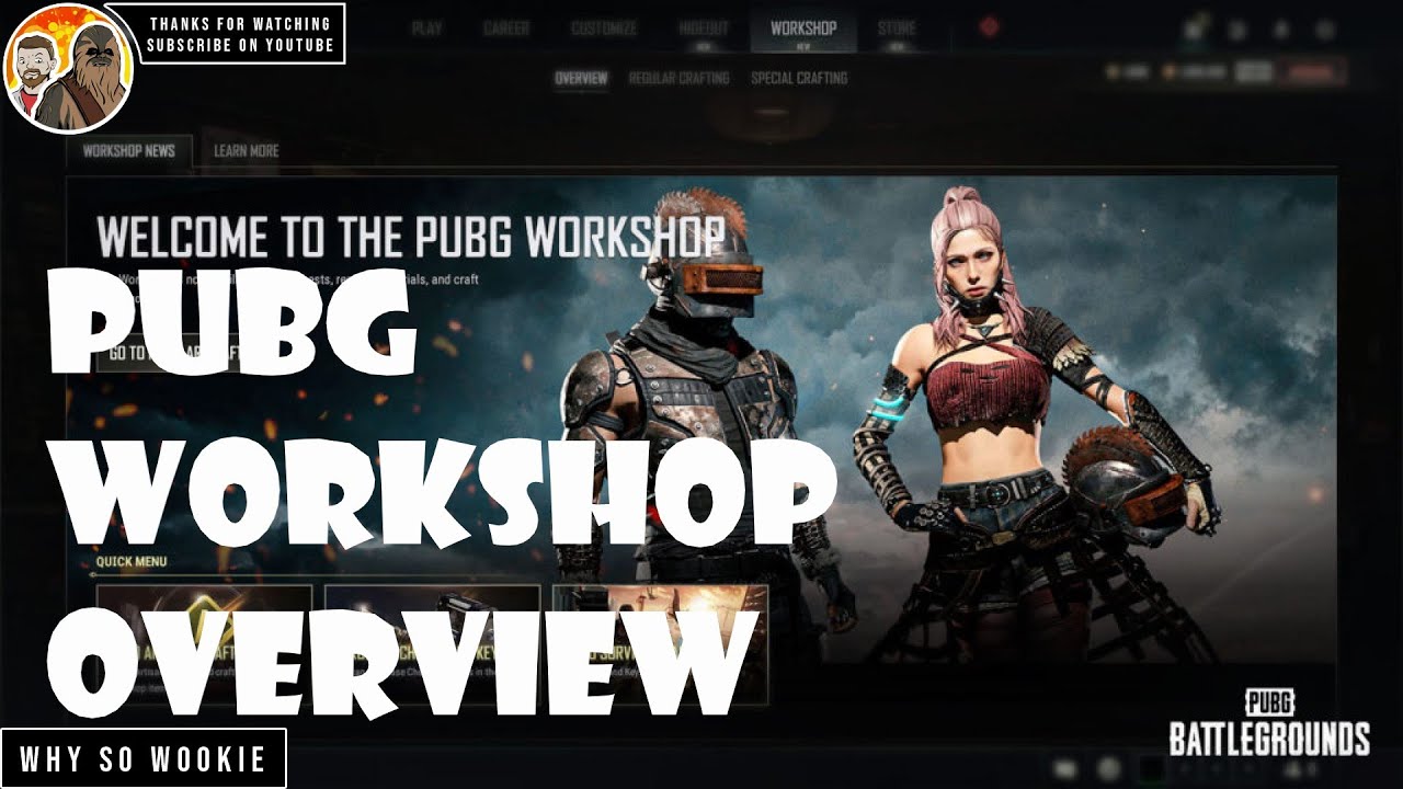 NEW PUBG WORKSHOP CRAFTING SYSTEM OVERVIEW - YouTube