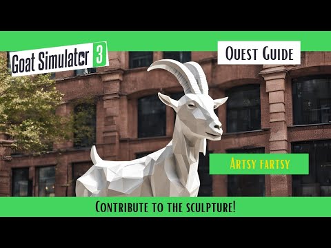 Goat Simulator 3 - Event - Artsy Fartsy - How to Contribute to the sculpture