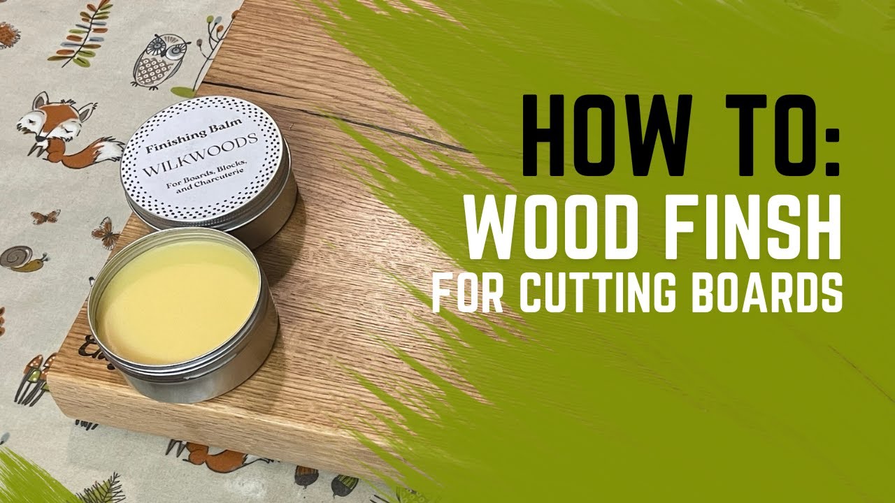 How to make a Cutting Board Finish - YouTube