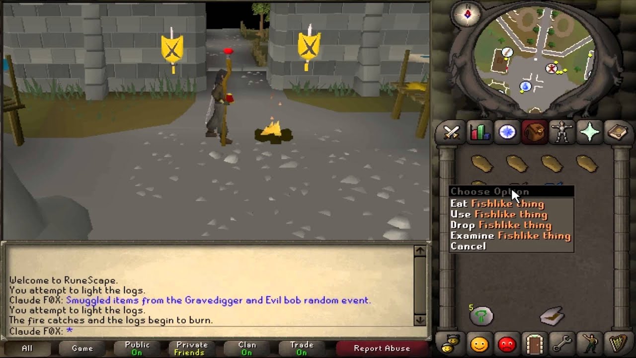 OS Runescape - Random Event Items Smuggle Glitch - YouTube