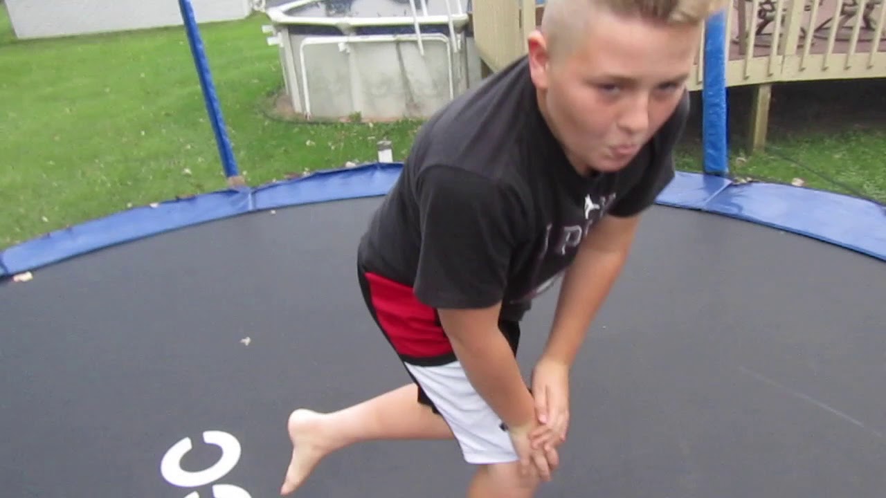 Teaching Josh how to backflip - YouTube