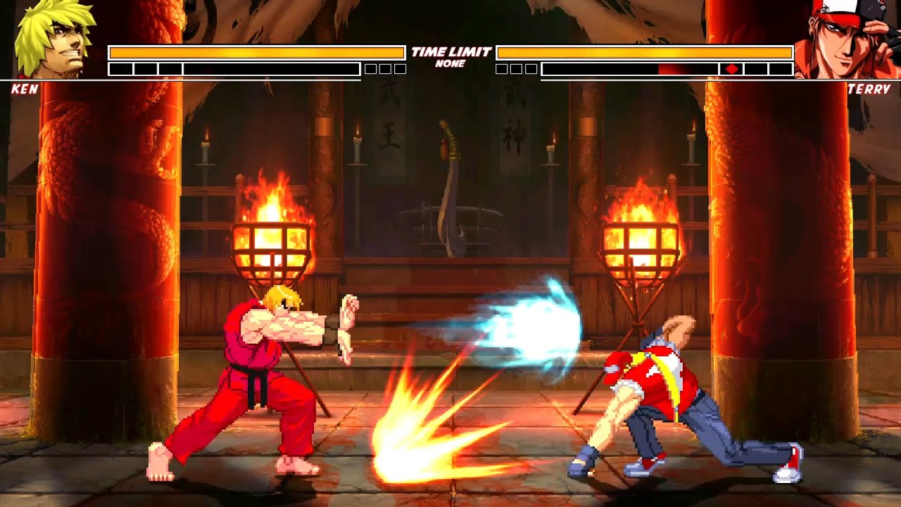 Ken VS Terry Intense Battle - YouTube