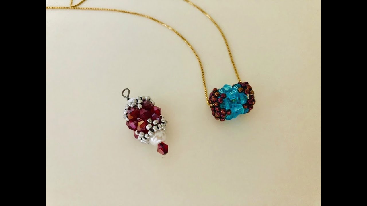 Simple Beaded Bead in Minutes. Easy beading Tutorial. Fun Project - YouTube