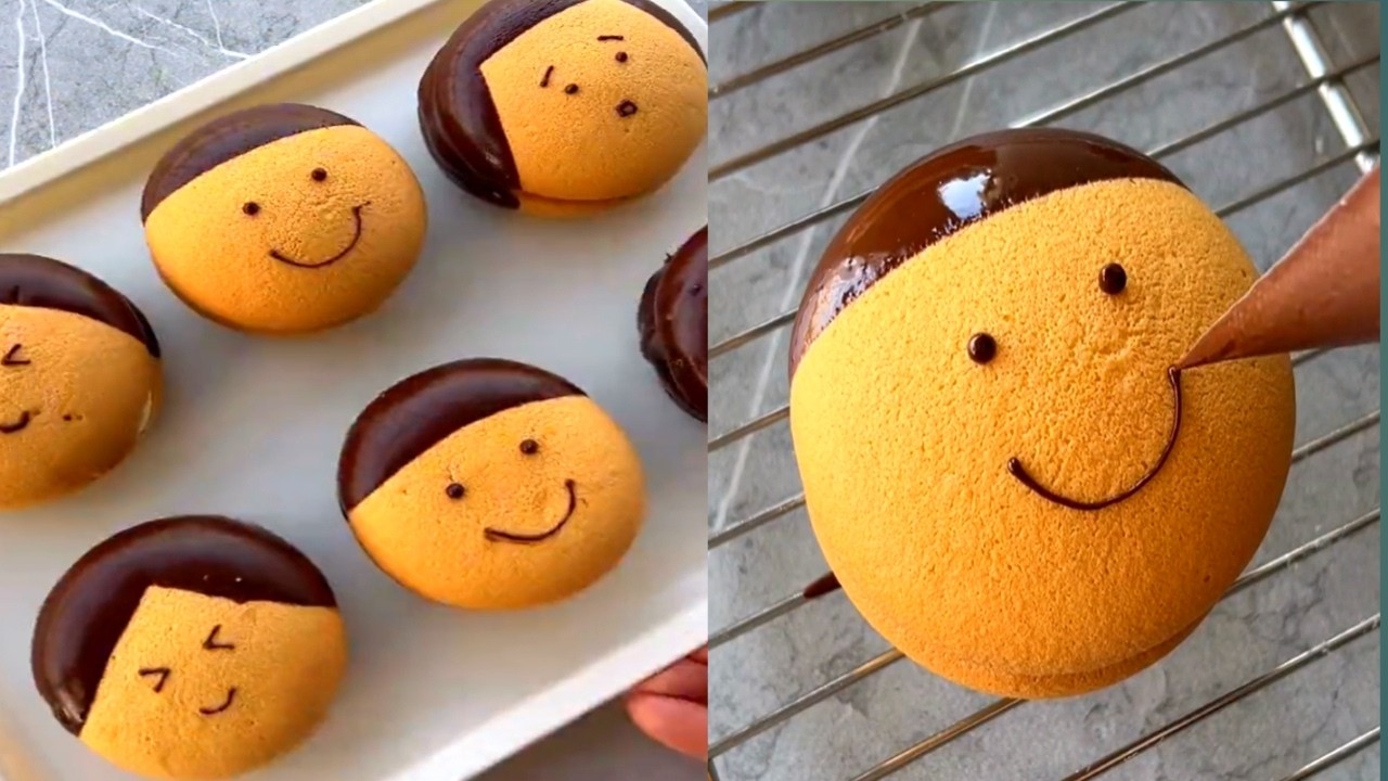 Baby Face Cake Ideas: Salted Cream Mini Cakes! - YouTube