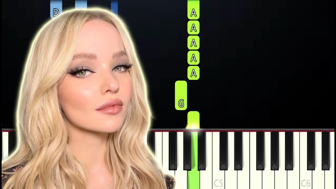 Dove Cameron - Lethal Woman (Piano Tutorial) - YouTube
