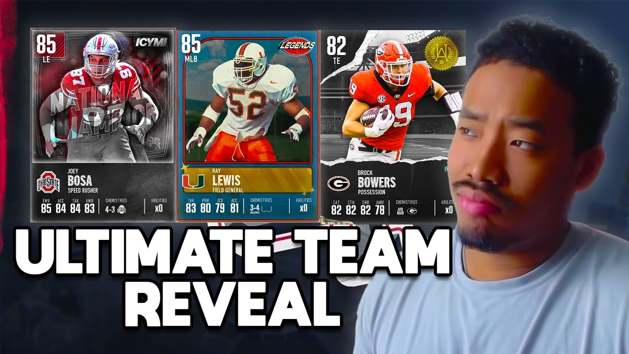Ultimate Team Reveal for CFB 25... LEGENDS and Scheme Teams?? - YouTube