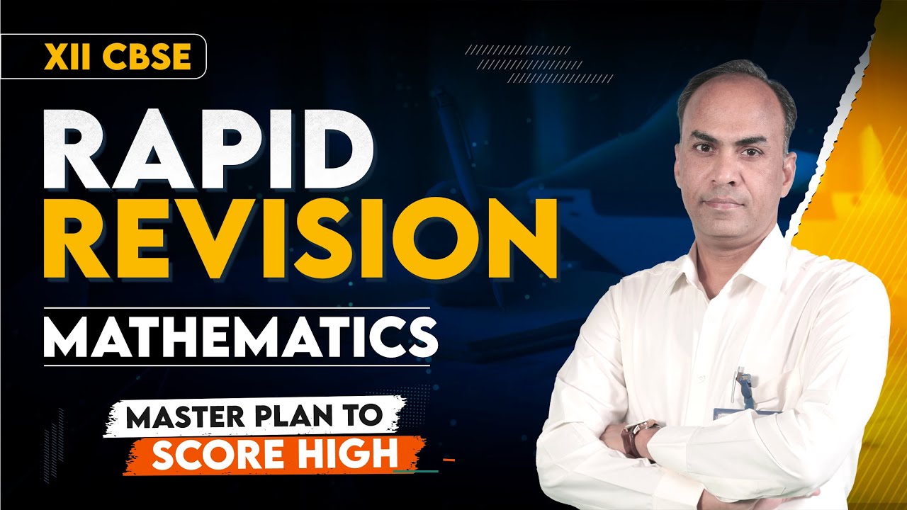 Rapid Revision Strategy for Maths | Master Plan to Score High in 12th ...