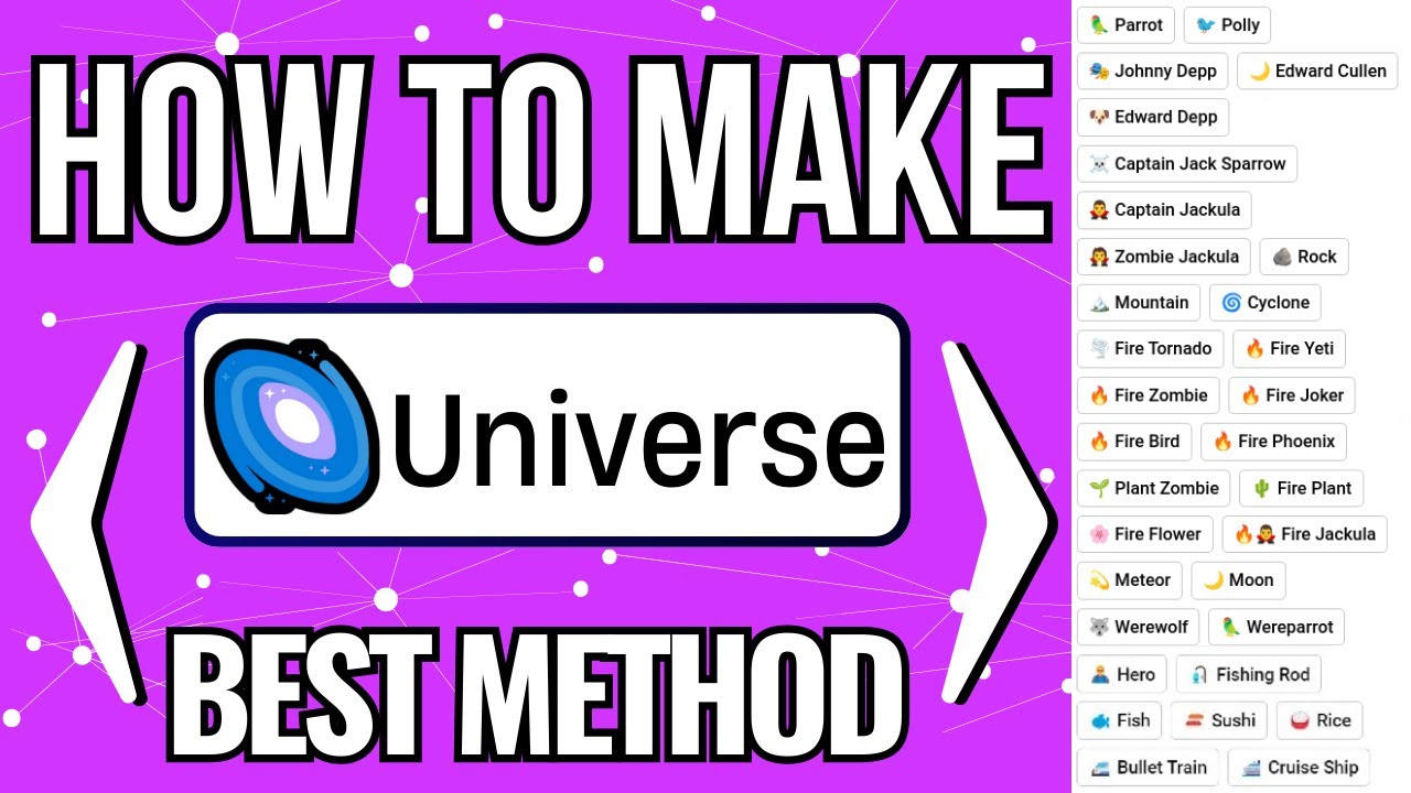 How to Make Universe in Infinity Craft (Infinite Craft l Infinite Craft ...