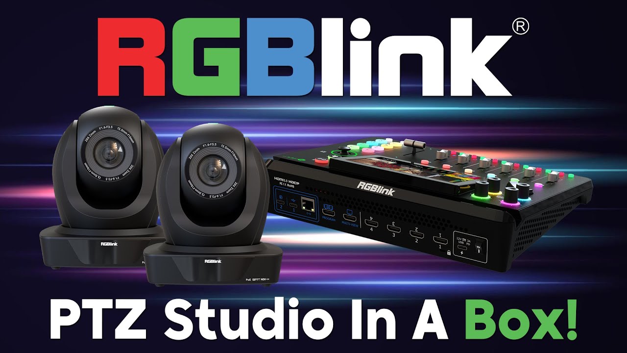 Create Stunning Videos with RGBlink's Two vue 20x PTZ Cameras and mini ...