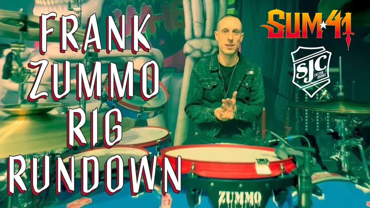 SJC Family Frank Zummo from Sum41 Talks About His Spectacular Colorful ...
