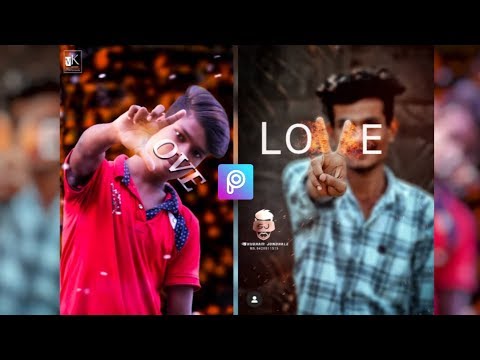 Picart Romantic love Photo Editing in picart 2019 - YouTube