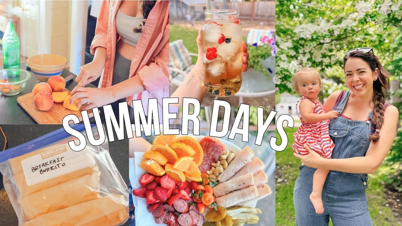 cozy summer days: tea parties, jam making & cooking for my kids - YouTube
