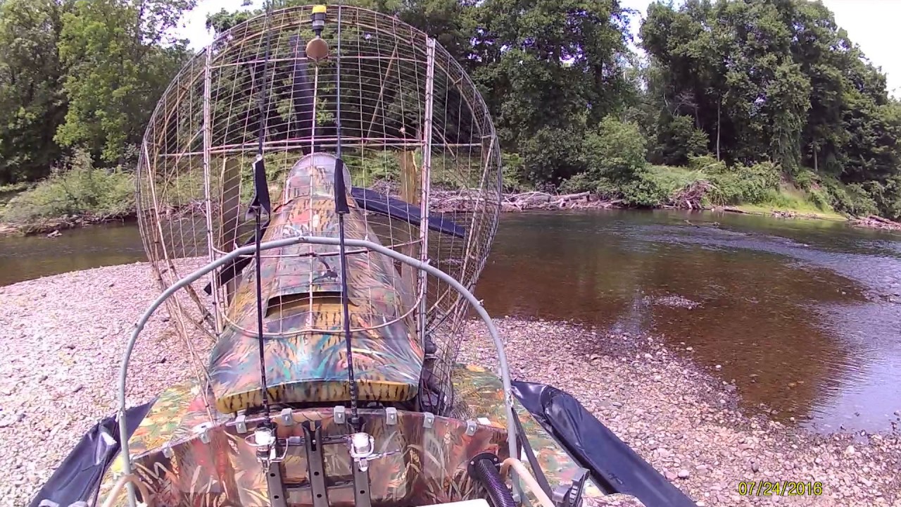 hovercraft sevtec modified swamp donkey - YouTube