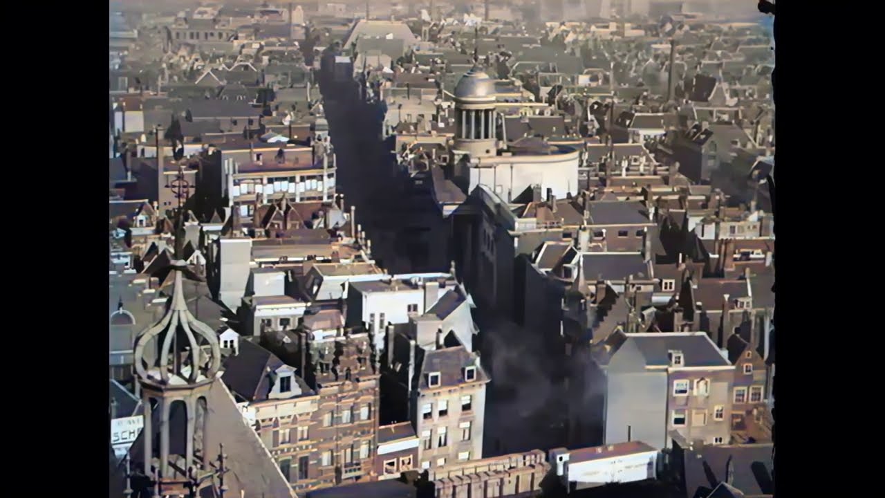 Rotterdam, unieke beelden van voor WO II (rond 1930) in kleur! [A.I ...