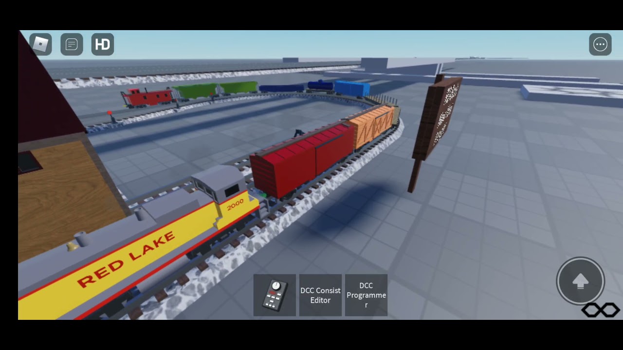 Seeing freight trains goes around like circle at Roblox Ro Scale NY ...