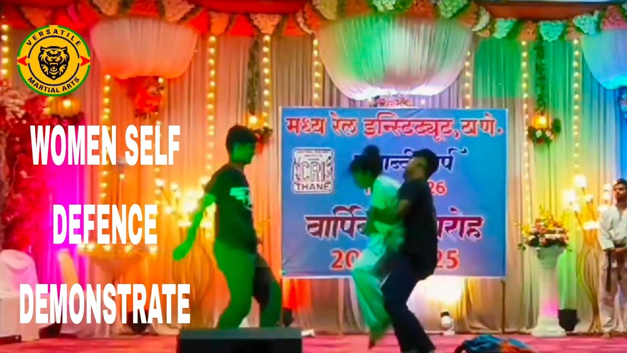 WOMEN (GIRL) SELF DEFENCE DEMONSTRATE - YouTube