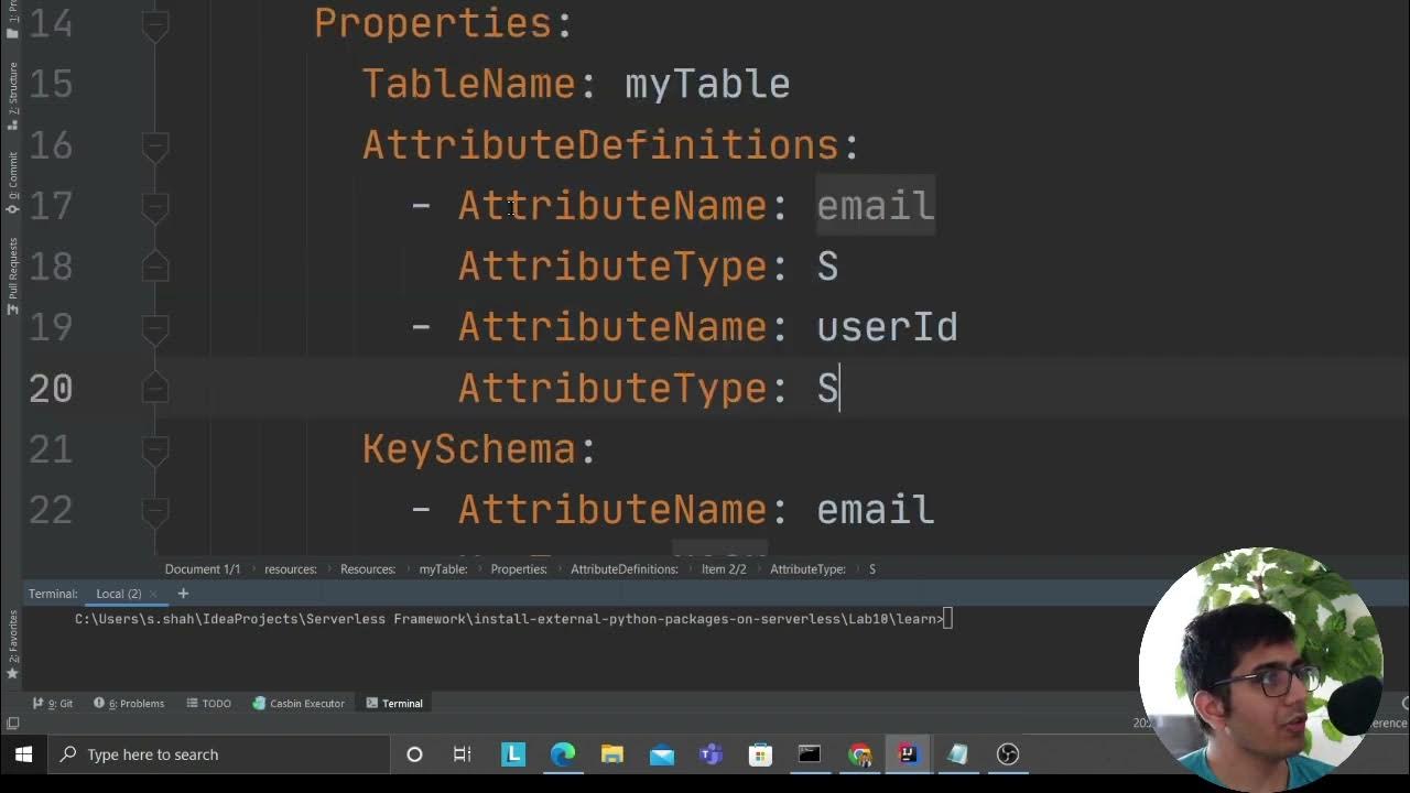 Serverless Framework Lab 10 Creating Dynamodb Tables Youtube
