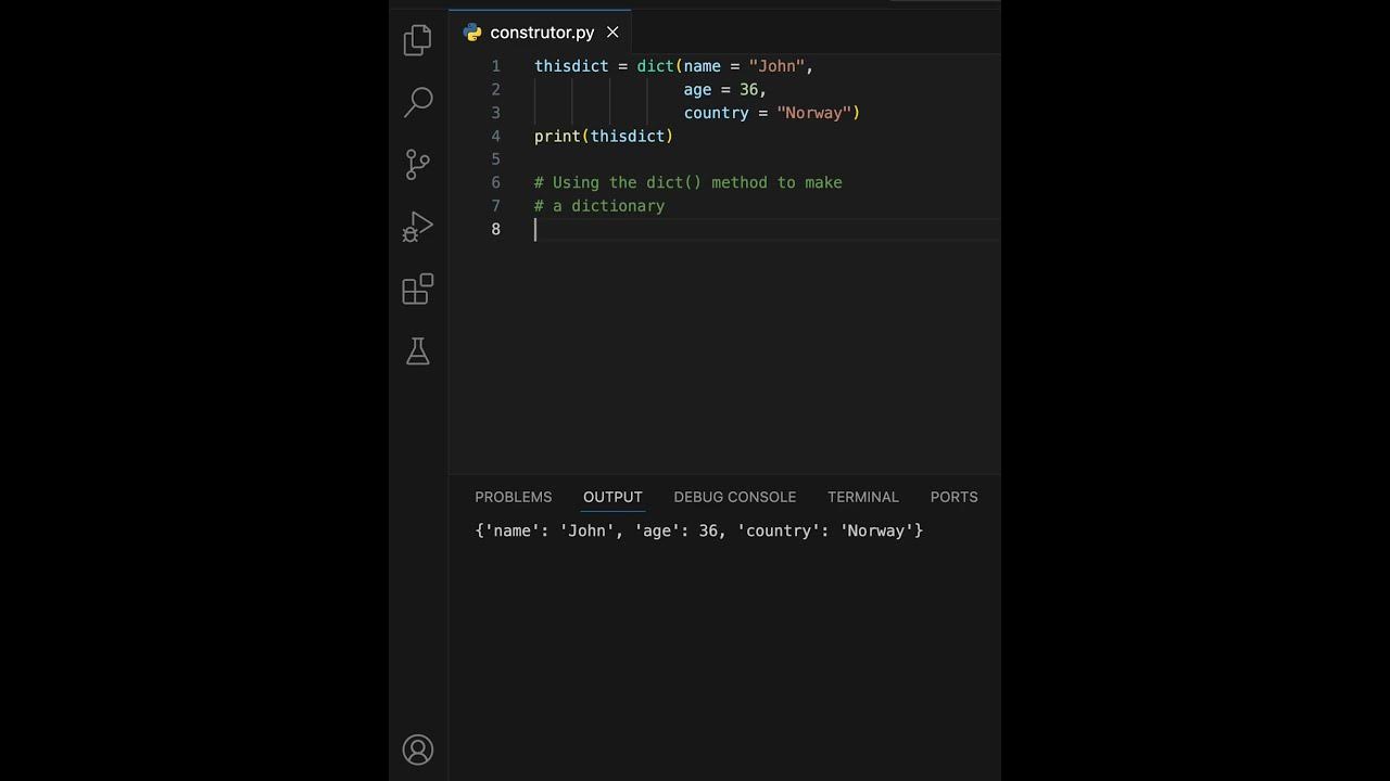 Python Dictionary Creation: Using the dict() Constructor!🐍 | Dictionary | 2025 | Python ...