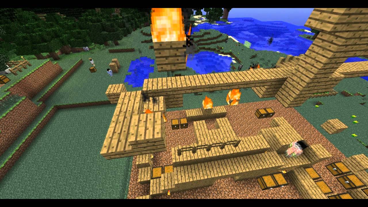 Minecraft House-fire Timelapse - YouTube