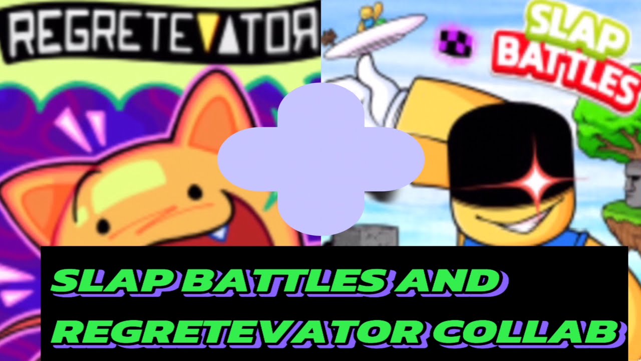 Slap battles + regretevator collab - YouTube