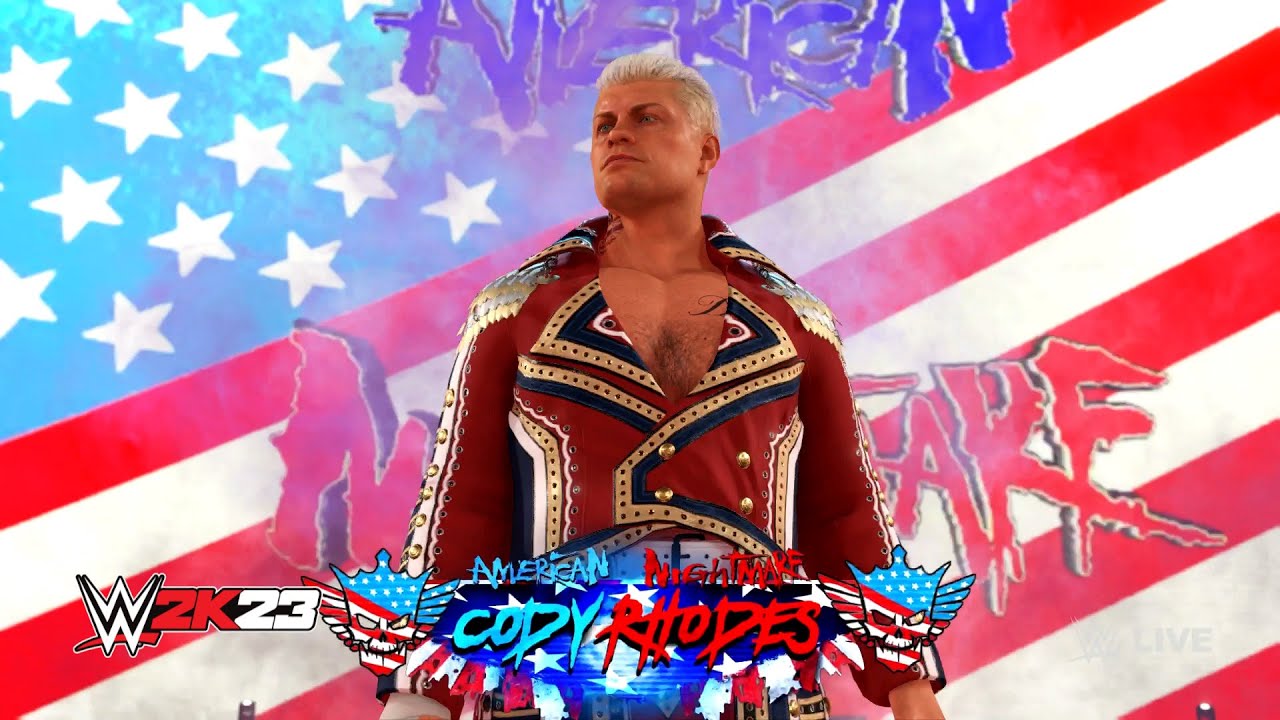 WWE 2K23 - Cody Rhodes FULL ENTRANCE! - YouTube