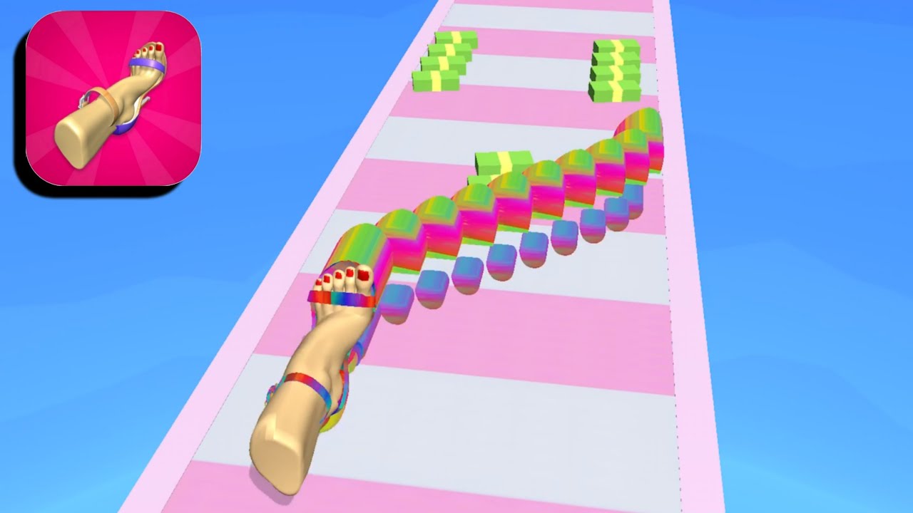 Heel Stack 🌈💃👠 Gameplay (Android, iOS) All Levels HS1GP7 - YouTube