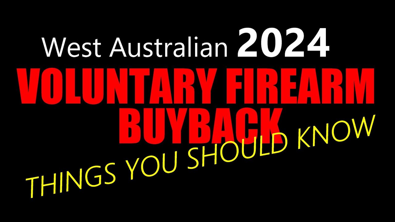 West Australian GUN BUYBACK 2024 - YouTube