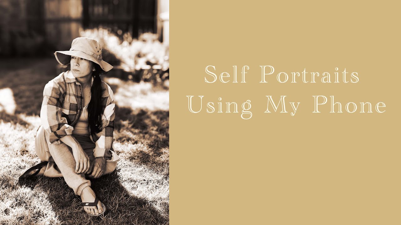 Using my phone to take Self Portraits. #photography # ...