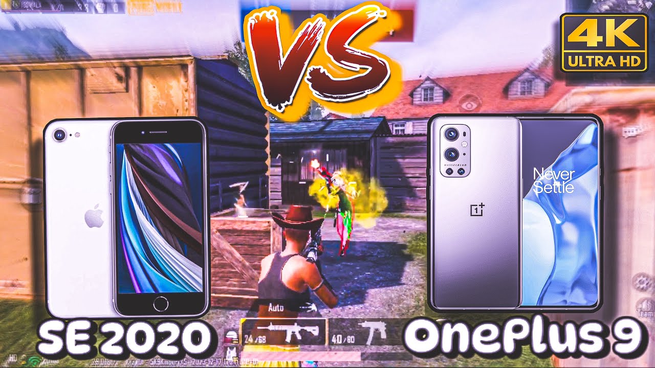 IPHONE SE 2020 vs OnePlus 9 in 2023 | PUBG MOBILE - YouTube