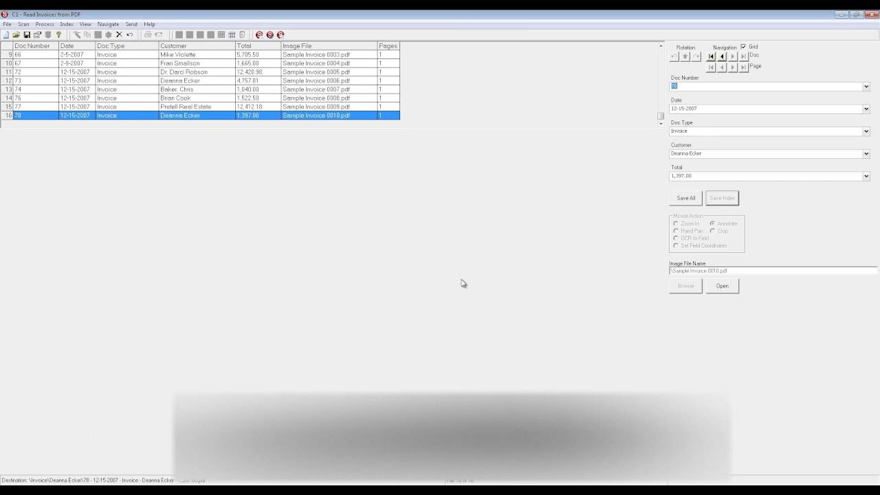 SimpleIndex - PDF Invoice OCR Demo - YouTube