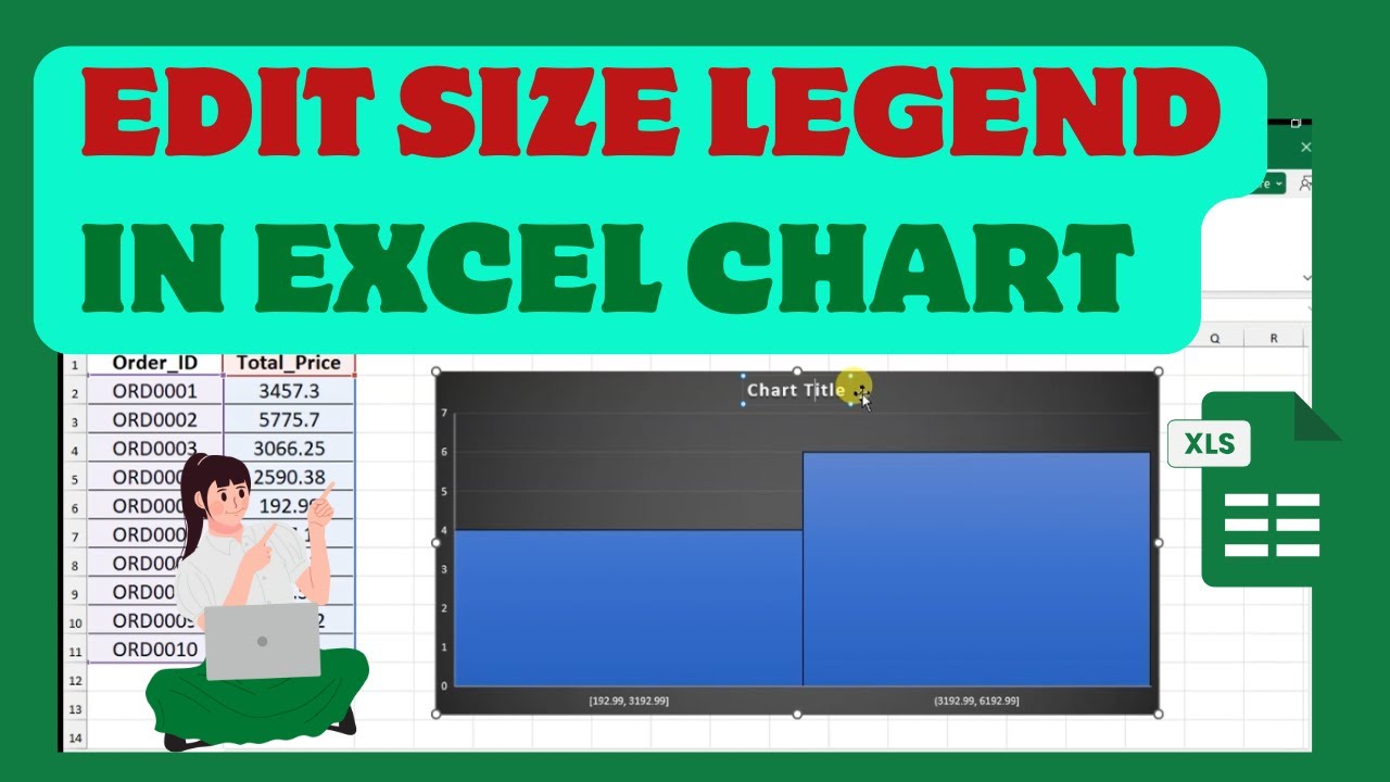 How To Edit Size Legend In Chart Excel - YouTube