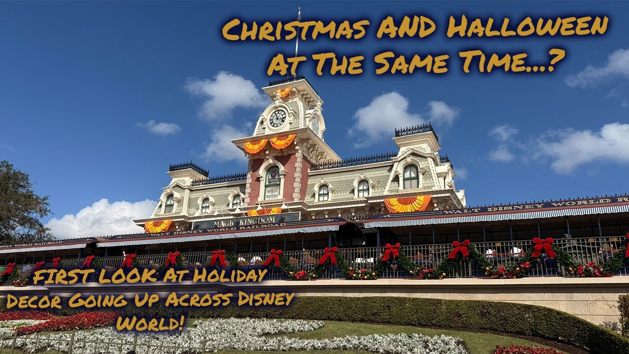 IT'S *almost* CHRISTMAS TIME At Disney World!! - YouTube