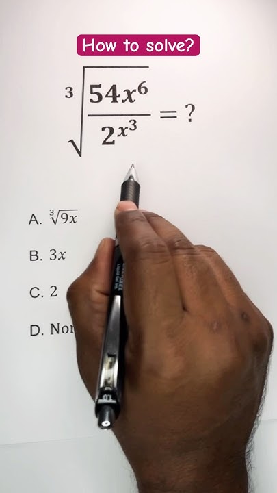 Cube root math - YouTube