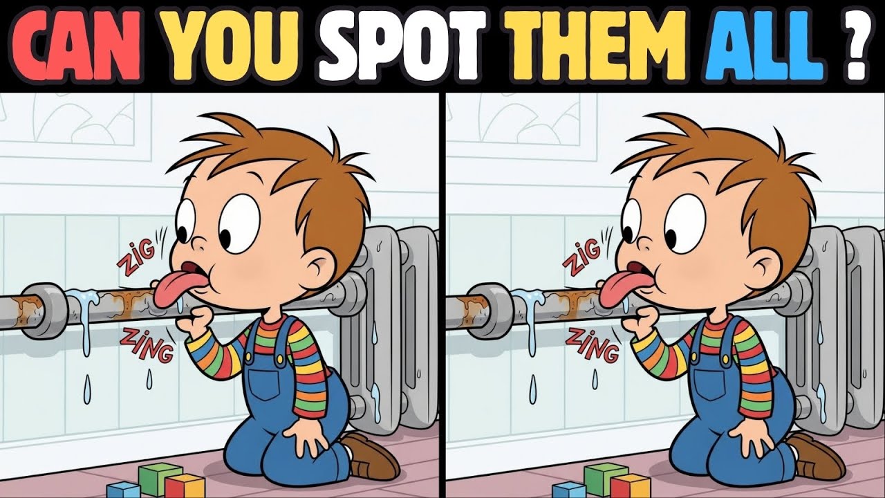 Spot the Difference - Visual Puzzle Challenge - YouTube