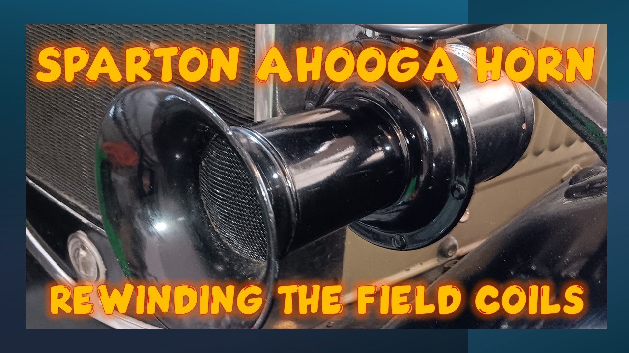 Rewinding the Field Coils on a Sparton Ahooga Horn on a 1930 Ford Model ...